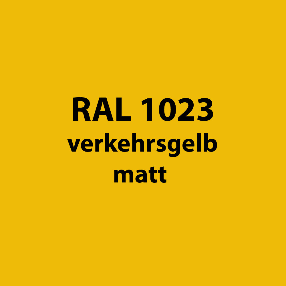 Streichlack 1 Liter - RAL 1023 - verkehrsgelb matt | RAL 1023 ...