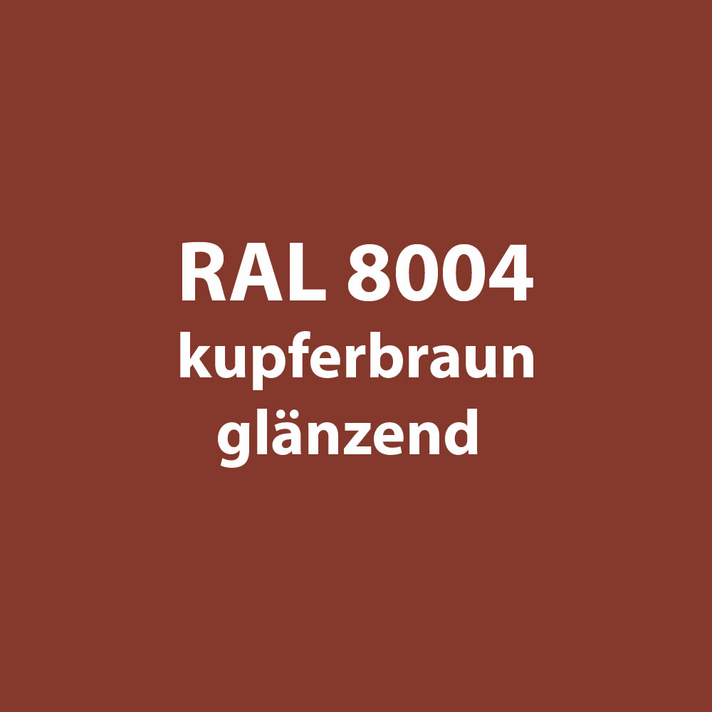 Pulverlack - RAL 8004 - kupferbraun glänzend 500 g | RAL 8004 ...