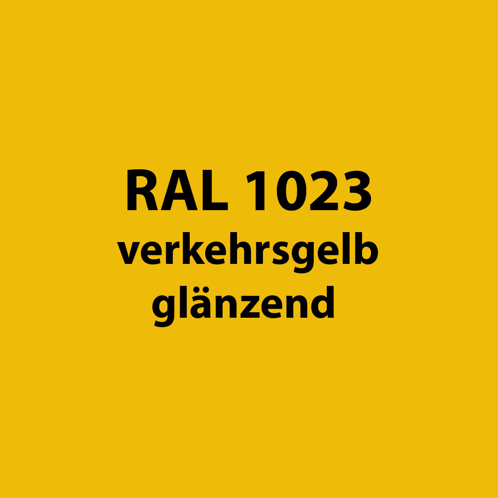 Streichlack 1 Liter - RAL 1023 - verkehrsgelb glänzend | RAL 1023 ...