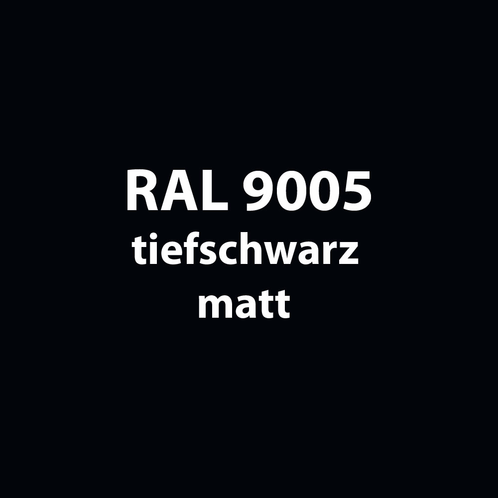 Pulverlack - RAL 9005 - tiefschwarz matt 500 g | RAL 9005 - tiefschwarz ...