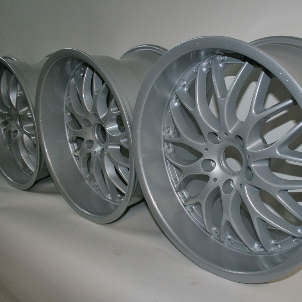 Pulverbeschichtung Autofelgen 15 bis 20 Zoll | bis 15 Zoll | Perlfarben ...